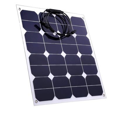 Flexible 18v 50w Solar Panel Curved Soft Thin Film Solar Panel C60 Cell