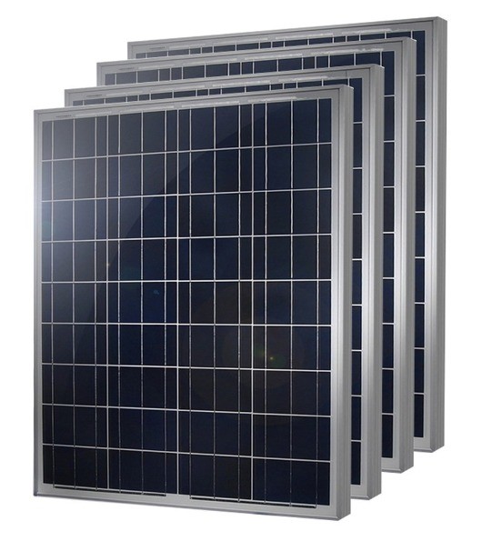 100w 200w Poly Cell Aluminum Glass Solar Panel Off The Grid On Grid ...