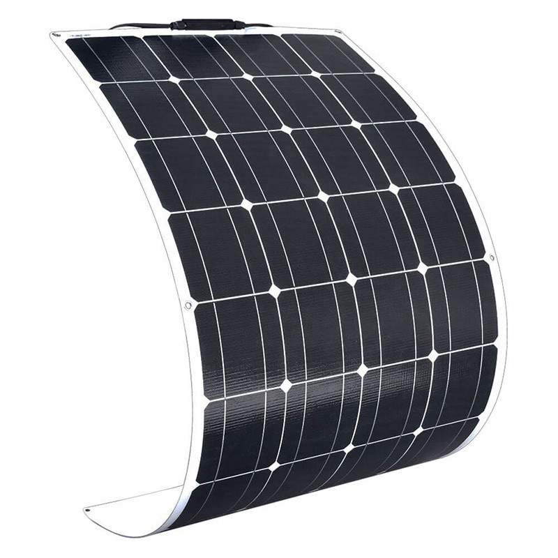 156*156 Mono Cell ETFE 100 Watt Curved Solar Panels For Solar Energy ...