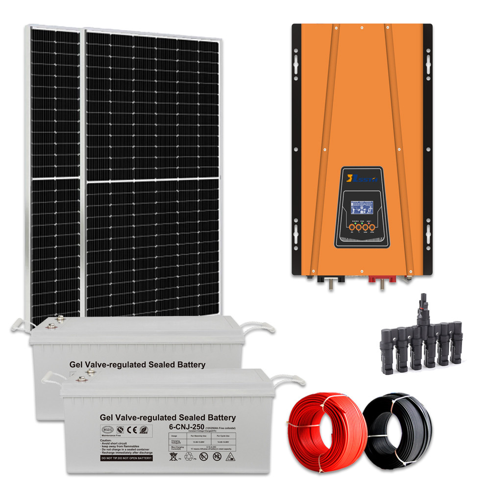 Home 2KW Solar Panel System Complete Off Grid Solar Kit With 48VDC ...